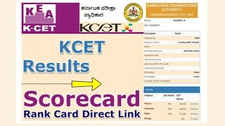Kcet Results 2024 Today Kea Karnataka Cet Scorecard Link Quick Update ...