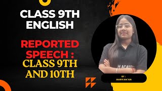 Reported Speech Class 9th And 10th Grammar Doovi