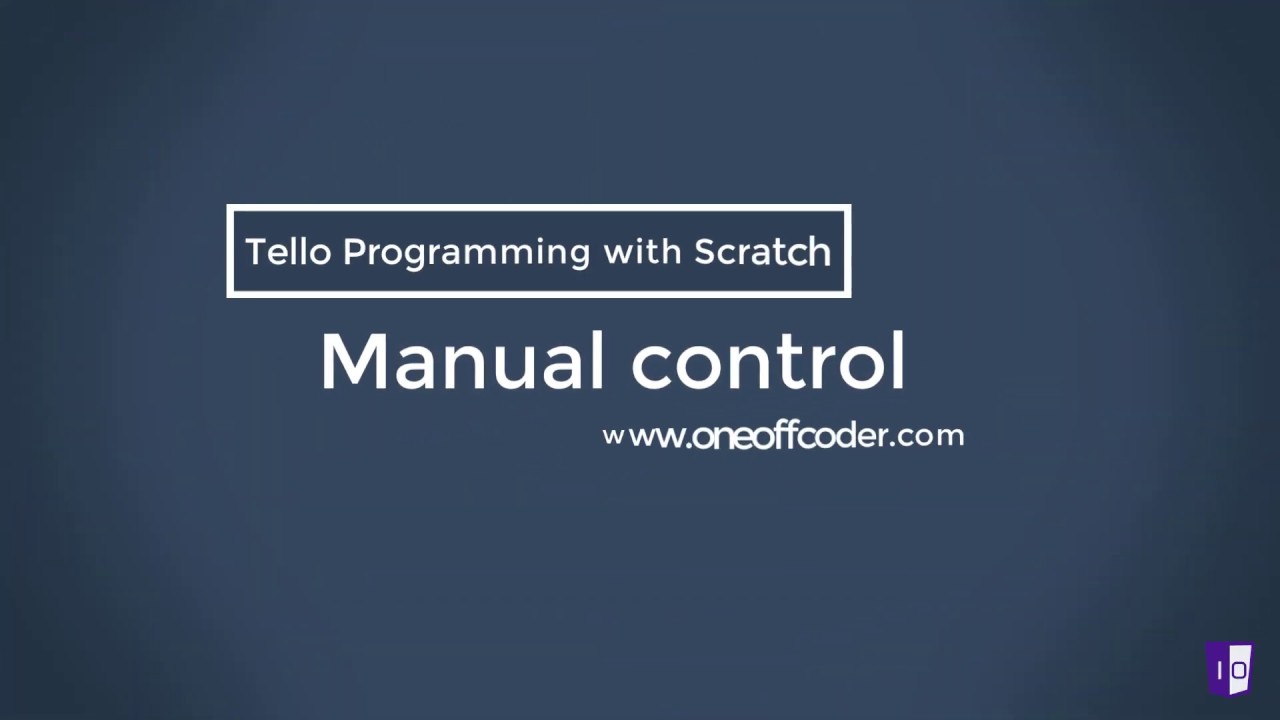 Tello Programming Manual Control Youtube
