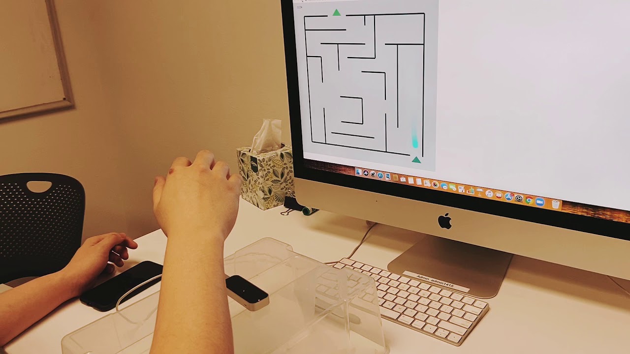 Hand Gesture Controlled Maze Game Youtube