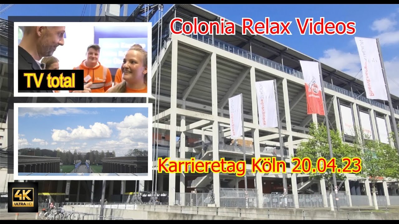 Köln Cologne Rundgang Rheinenergie Stadion Am Karrieretag 4k