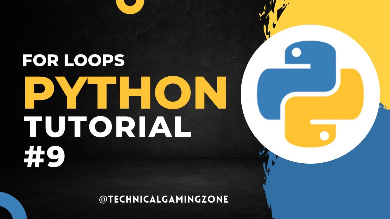 For Loops In Python Python Tutorials For Beginners 9 Youtube