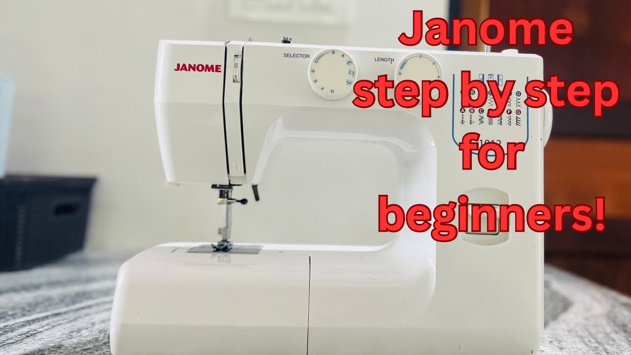 How To Use Basic Janome Sewing Machine Janome Basic Functions Reviews