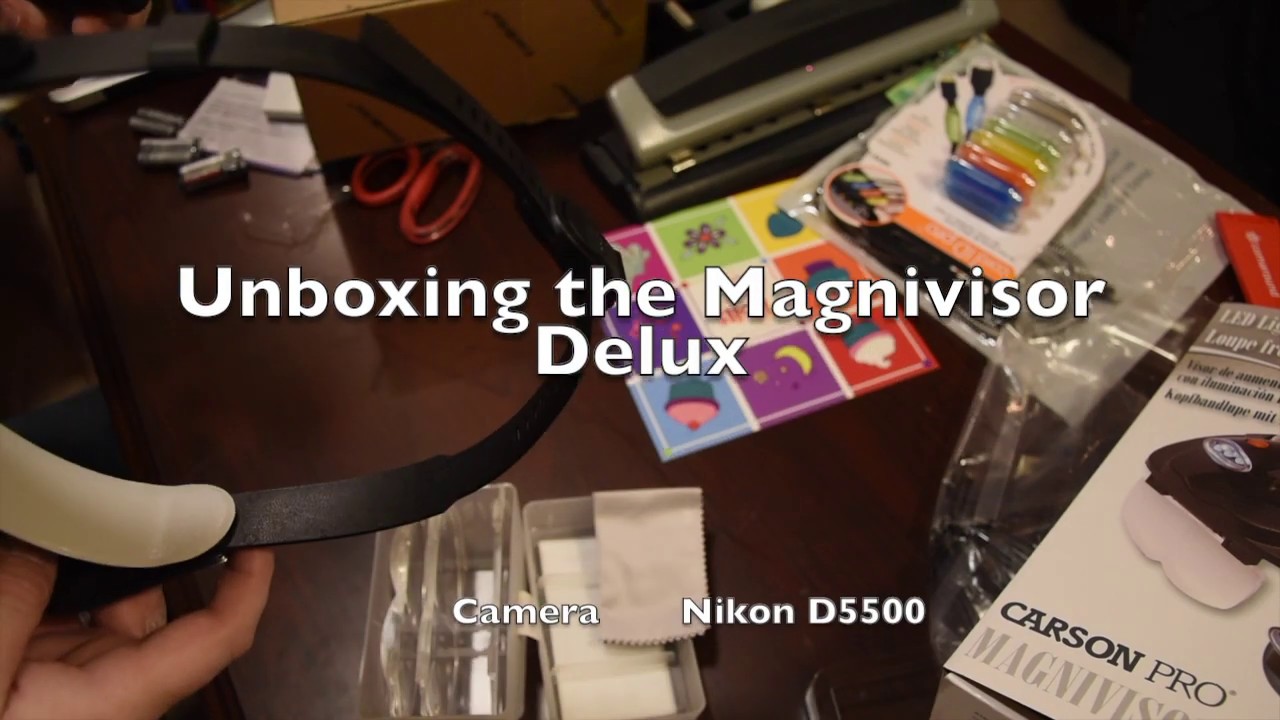 Carson Pro Deluxe Magnivisor Unboxing Youtube