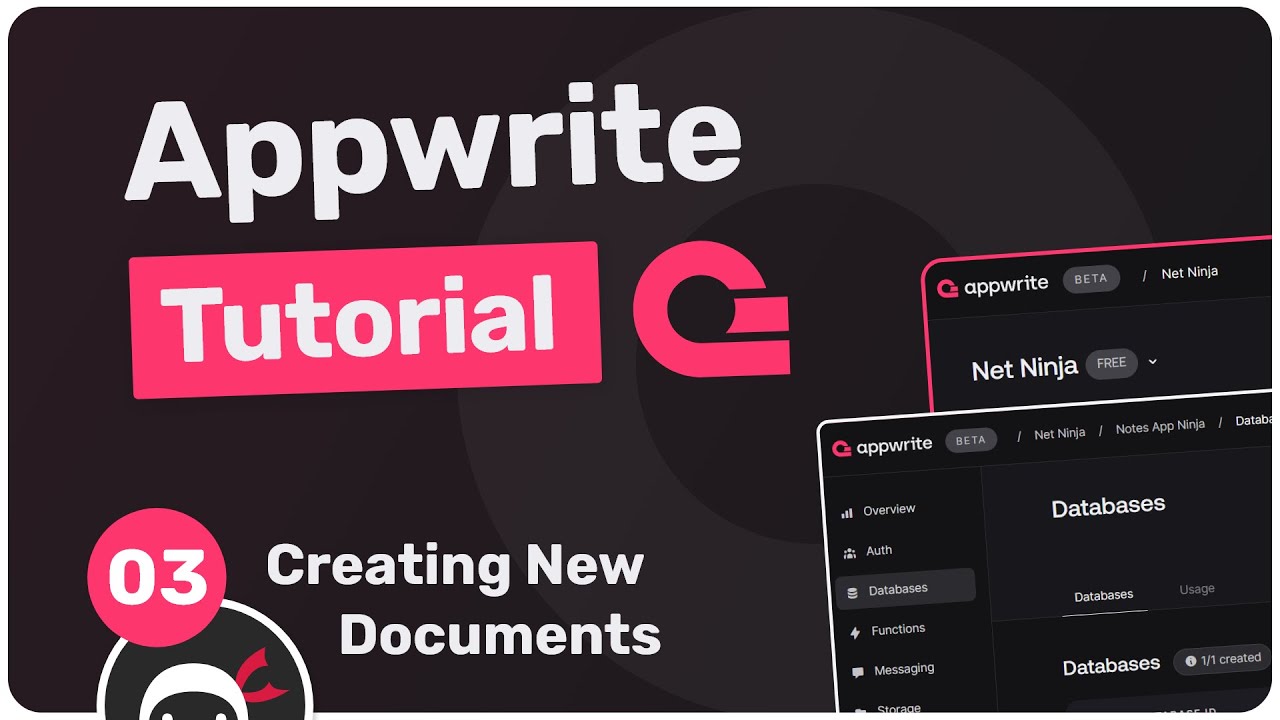 Appwrite Database Tutorial 3 Creating New Documents Youtube