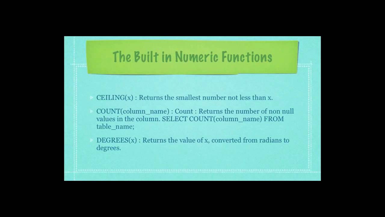 Mysql Sql Statements Tutorial 4 Youtube
