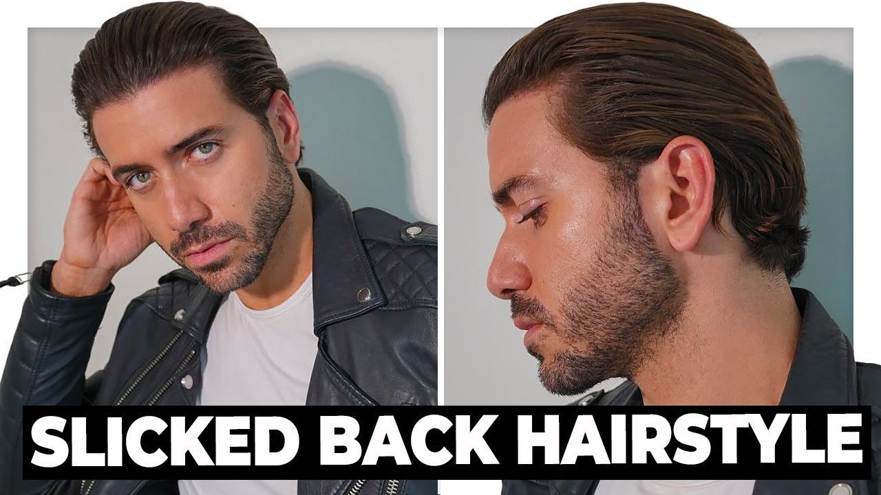 The Perfect Slicked Back Hairstyle Tutorial Men S Hair 2021 Youtube