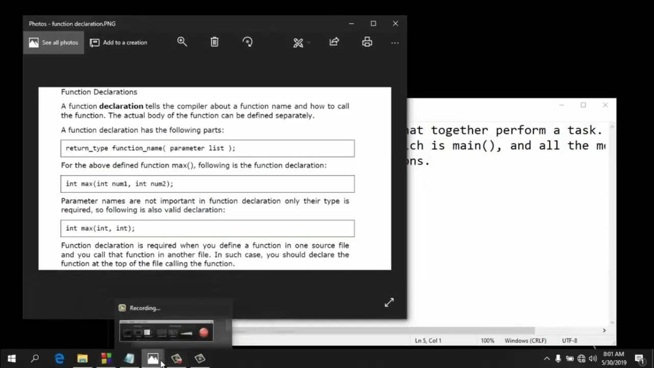 Lecture 08 Function Youtube