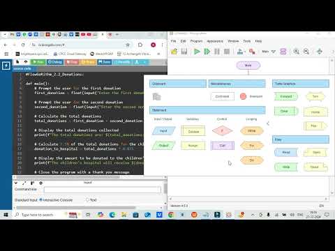 Flowgorithm2 2 J Donations Video Youtube