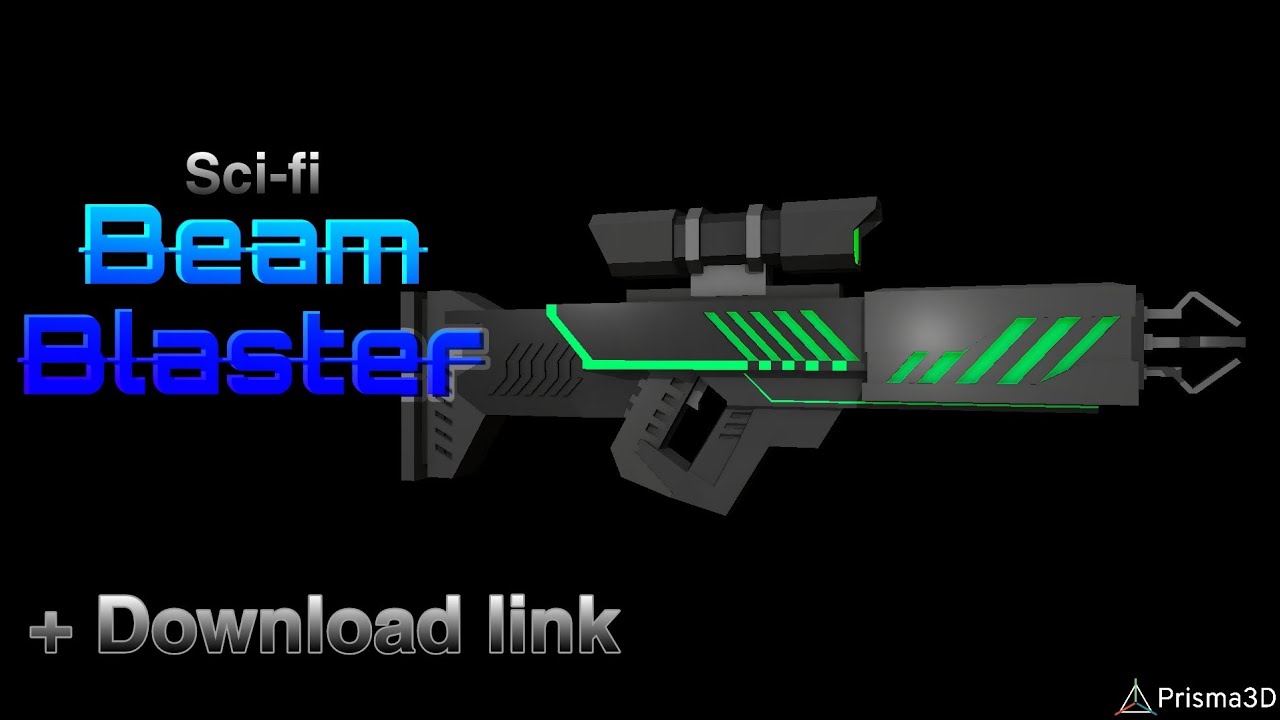 Modeling A Sci Fi Weapon Prisma 3d Timelapse Youtube