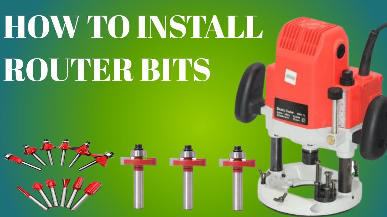How To Install Router Bits In Router Machine Router Machine Se Bits