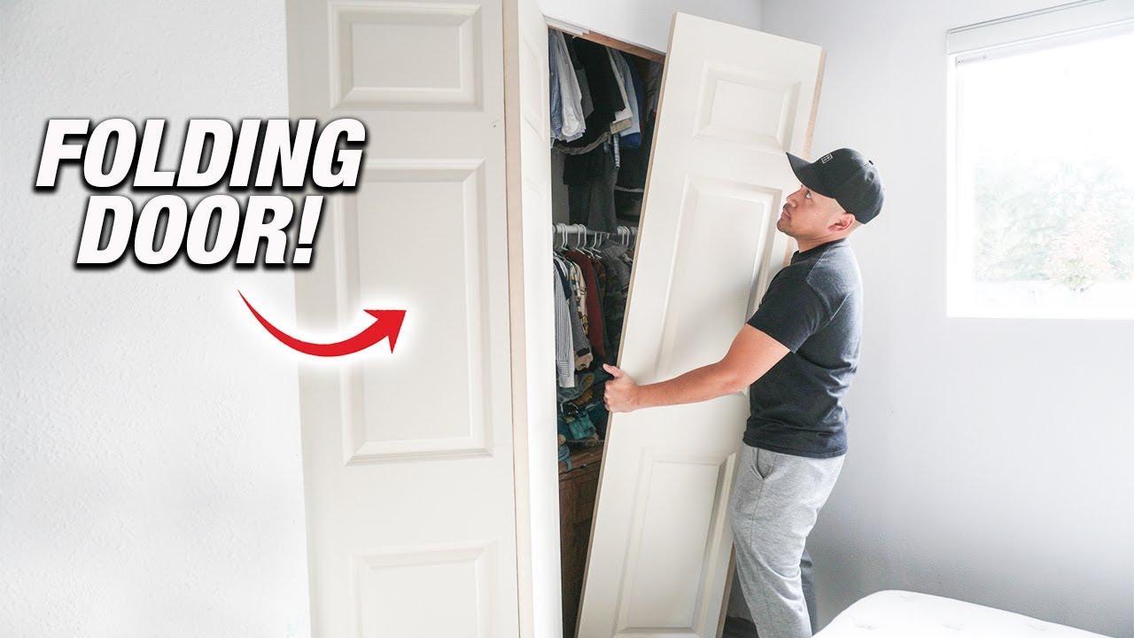 How To Install Bifold Doors For Your Closet Diy Youtube