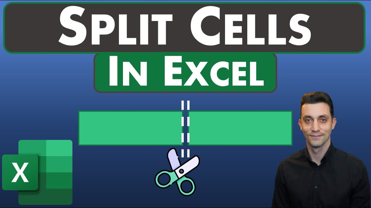 Excel Tips Split Cells Youtube
