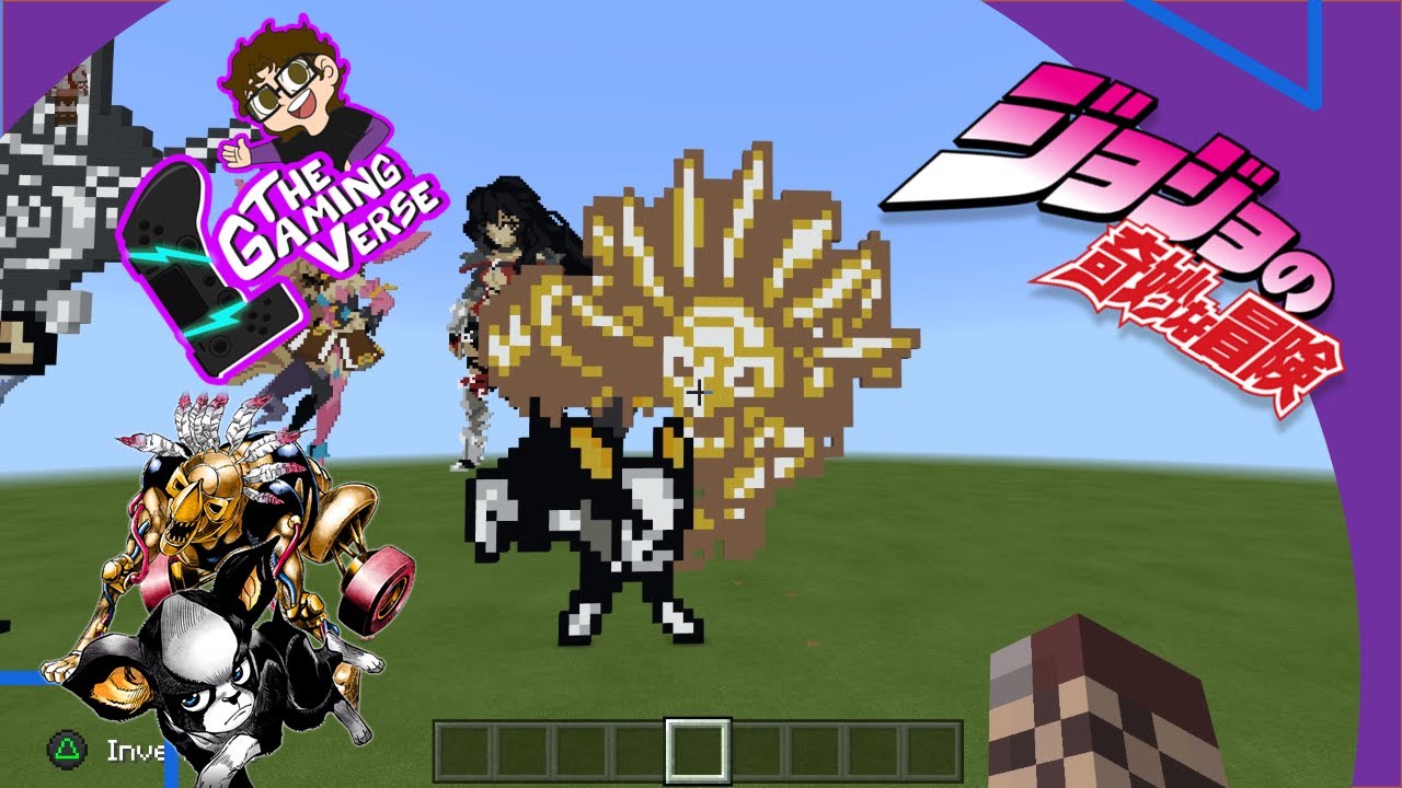 Minecraft Jojo Pixel Art Stardust Crusaders Part 4 Iggy Tutorial Youtube