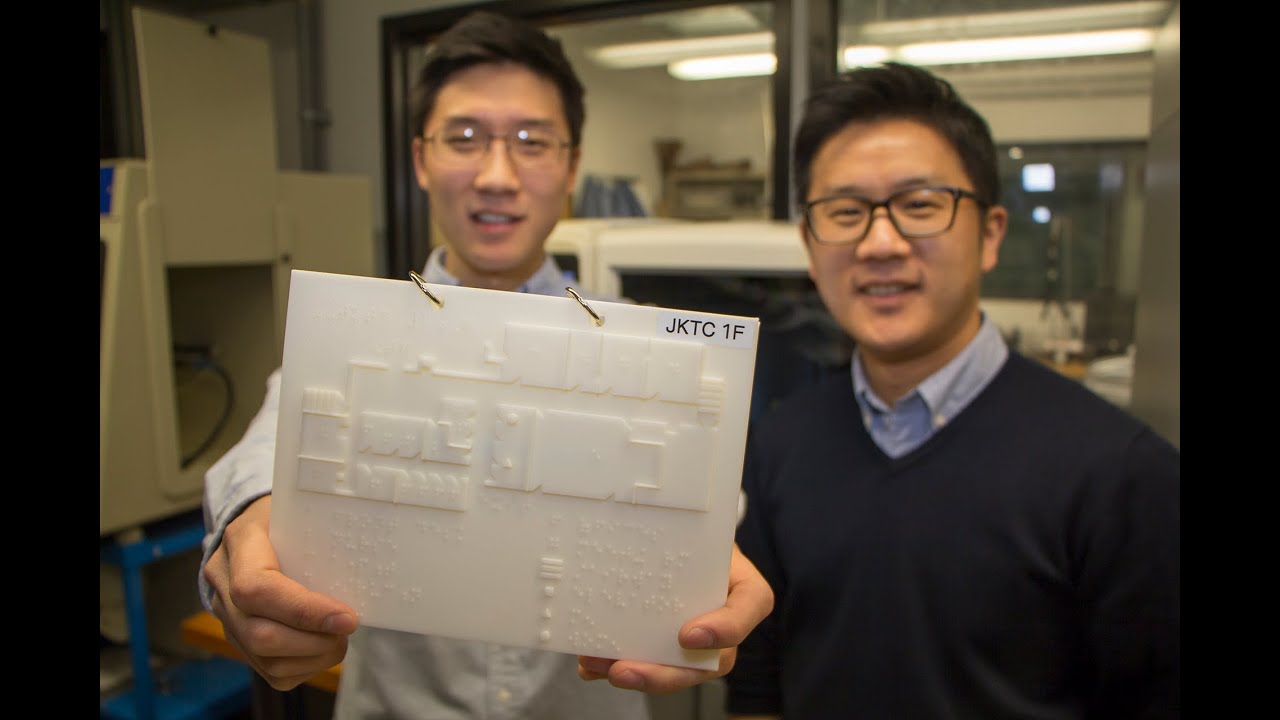 3 D Printer Used To Help The Blind Visually Impaired Youtube