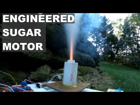 Making A Characterized Sugar Rocket Motor Elementalmaker Youtube