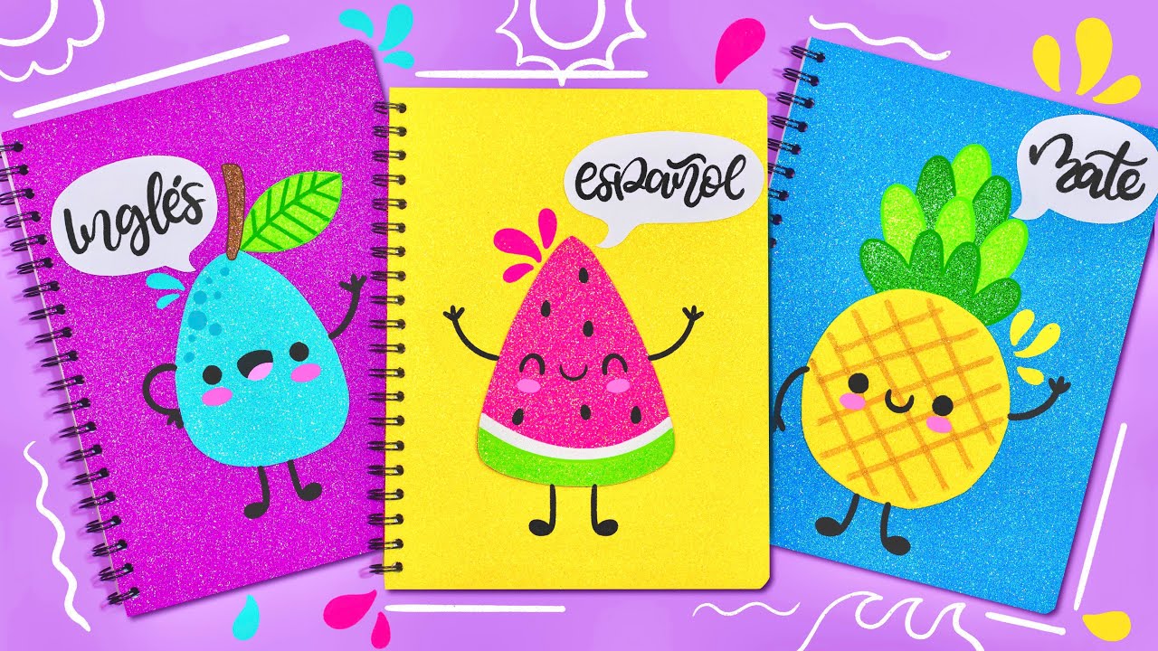 Diy Decora Tus Libretas Con Frutas Kawaii ёянрёянйёянн Especial De Regreso A