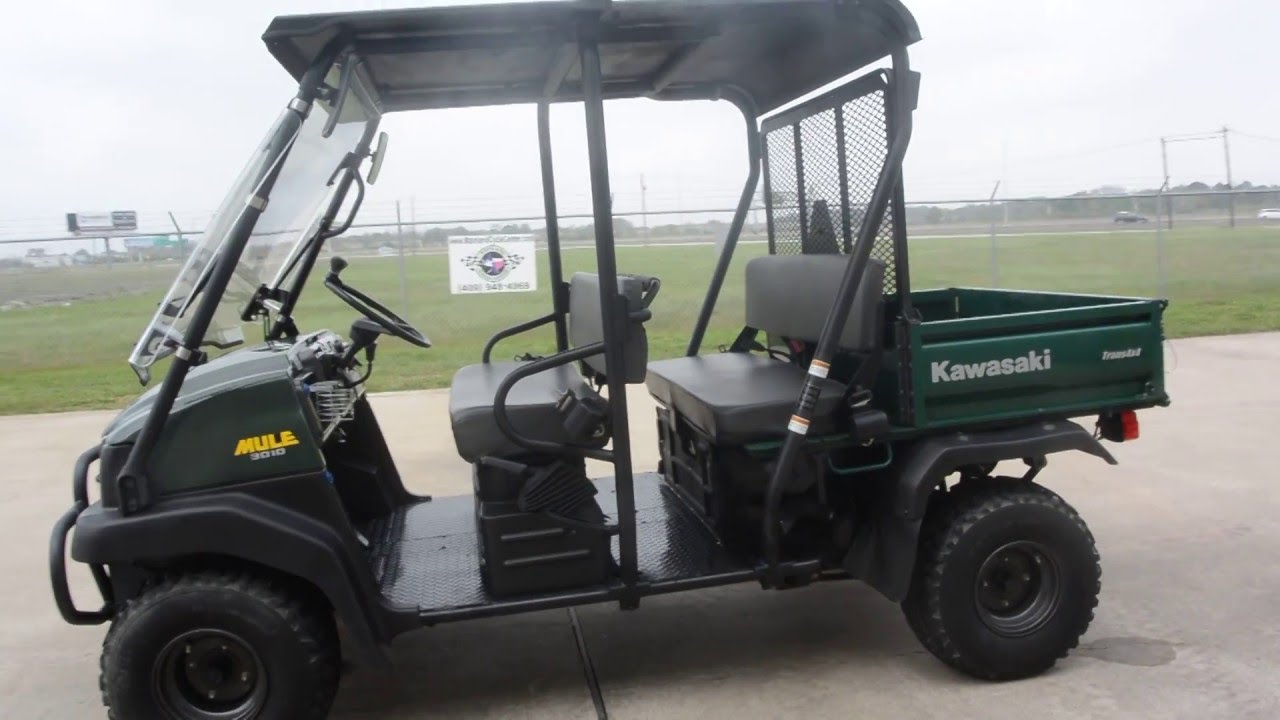 2007 Kawasaki Mule 3010 Trans 4x4 Youtube