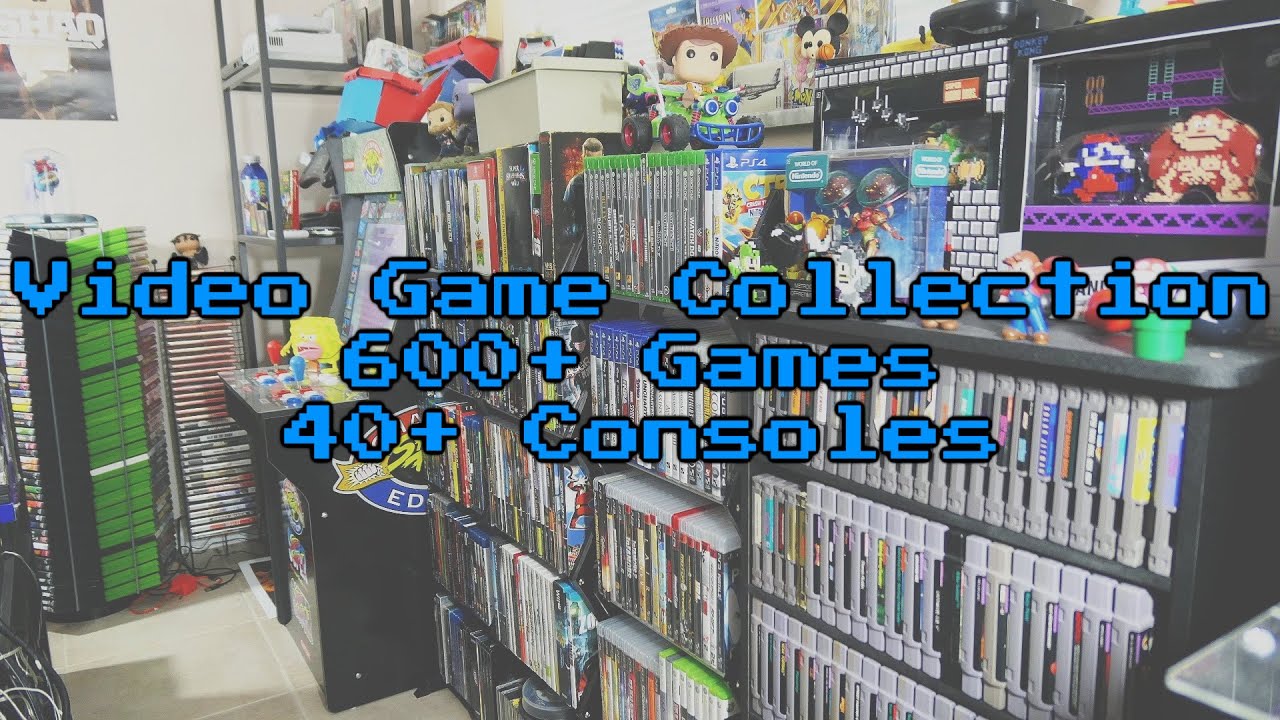 My Video Game Collection 600 Games 40 Consoles More Youtube