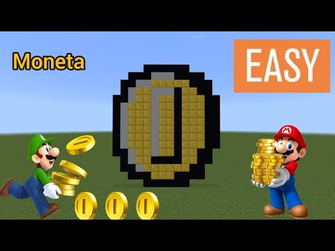 Minecraft Moneta Di Super Mario Pixel Art Tutorial ёякщ Youtube