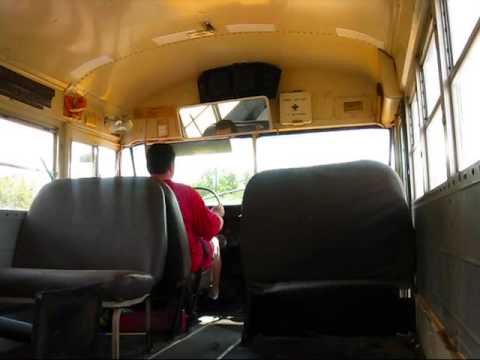 Driving The 1986 Gmc Blue Bird Bus Part 1 Youtube