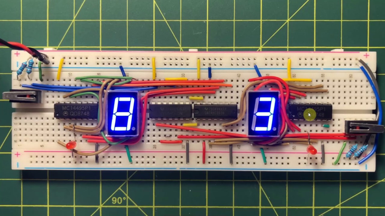 4 Bit Binary Full Adder Part 1 Youtube
