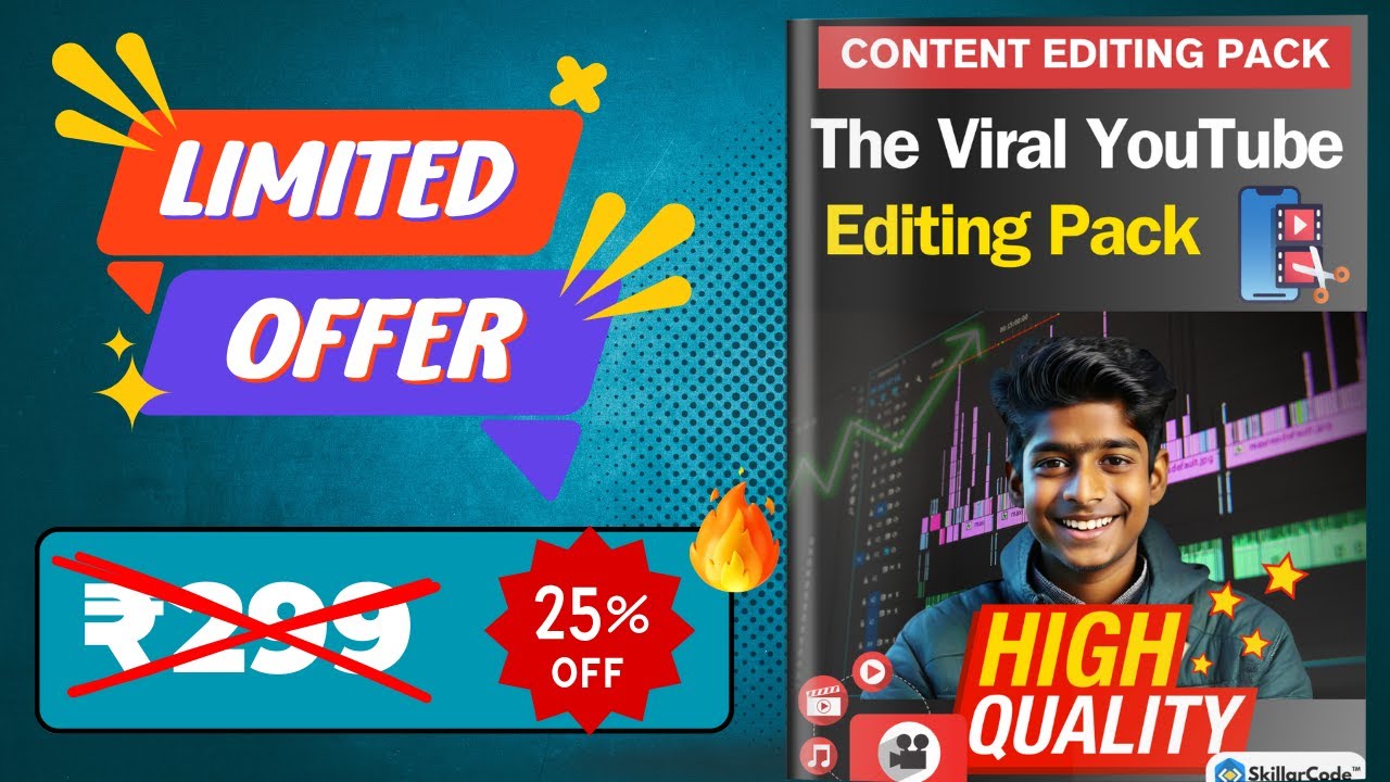 The Viral Youtube Editing Pack 100gb Skillarcode Youtube