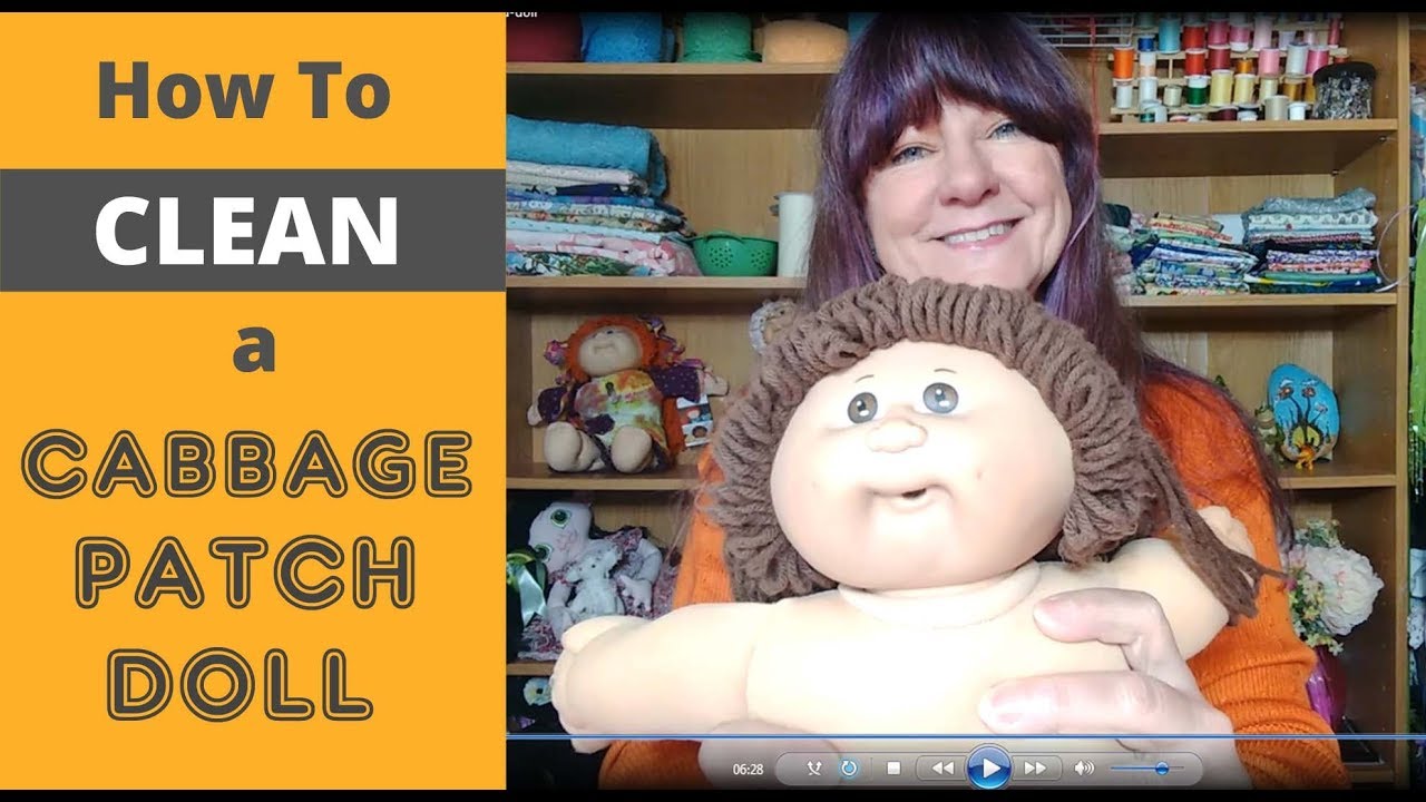 How To Clean A Cabbage Patch Kid Doll Full Step By Step Tutorial