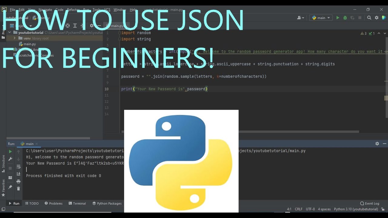 Python Json Beginners Guide Youtube