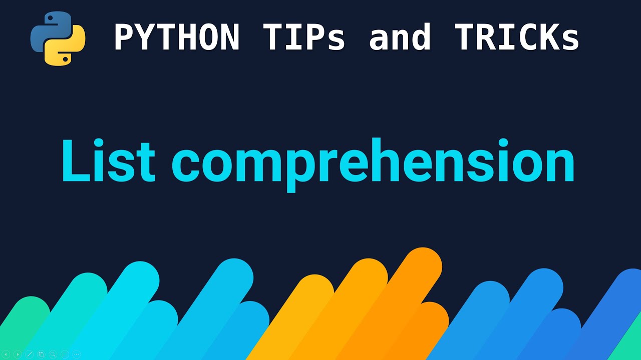 List Comprehension Python Tips And Tricks Youtube