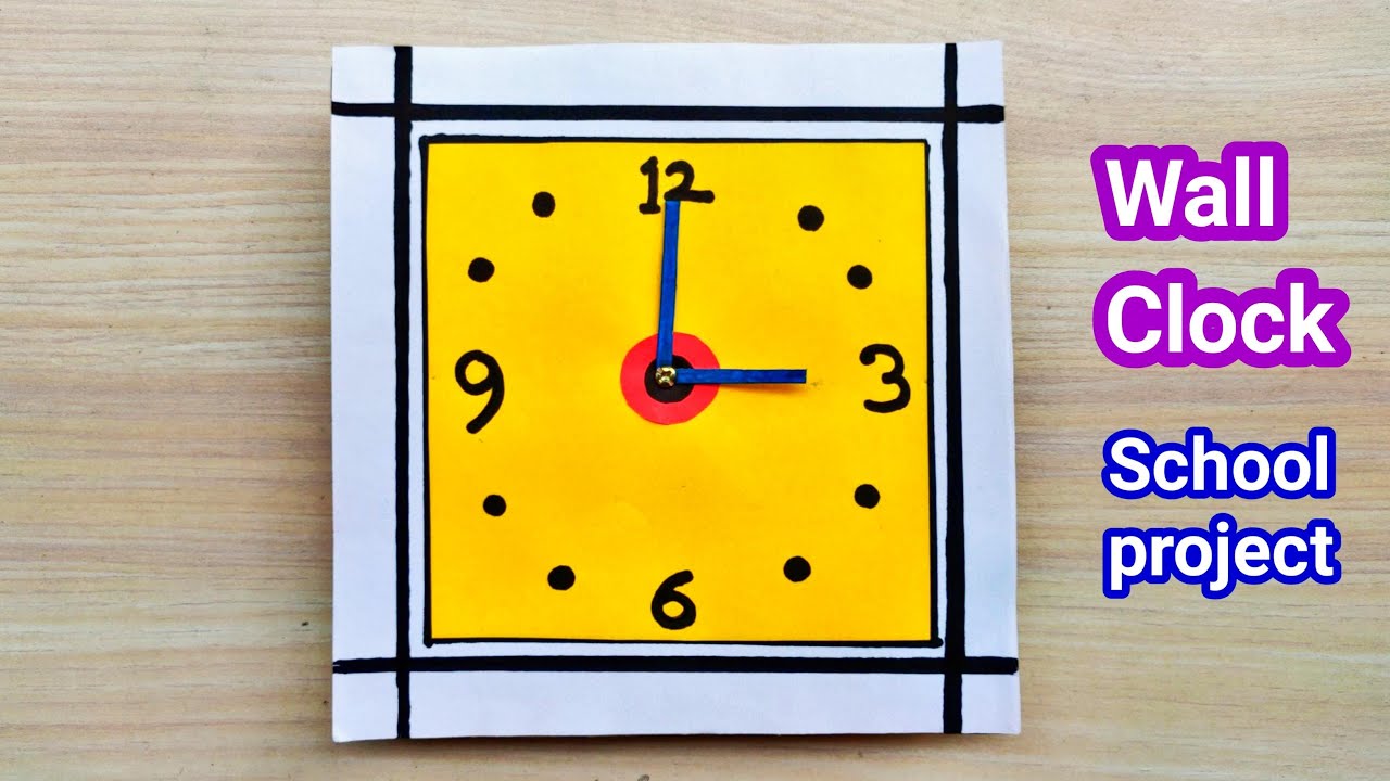 School Project Wall Clock At Timothy Simpson Blog