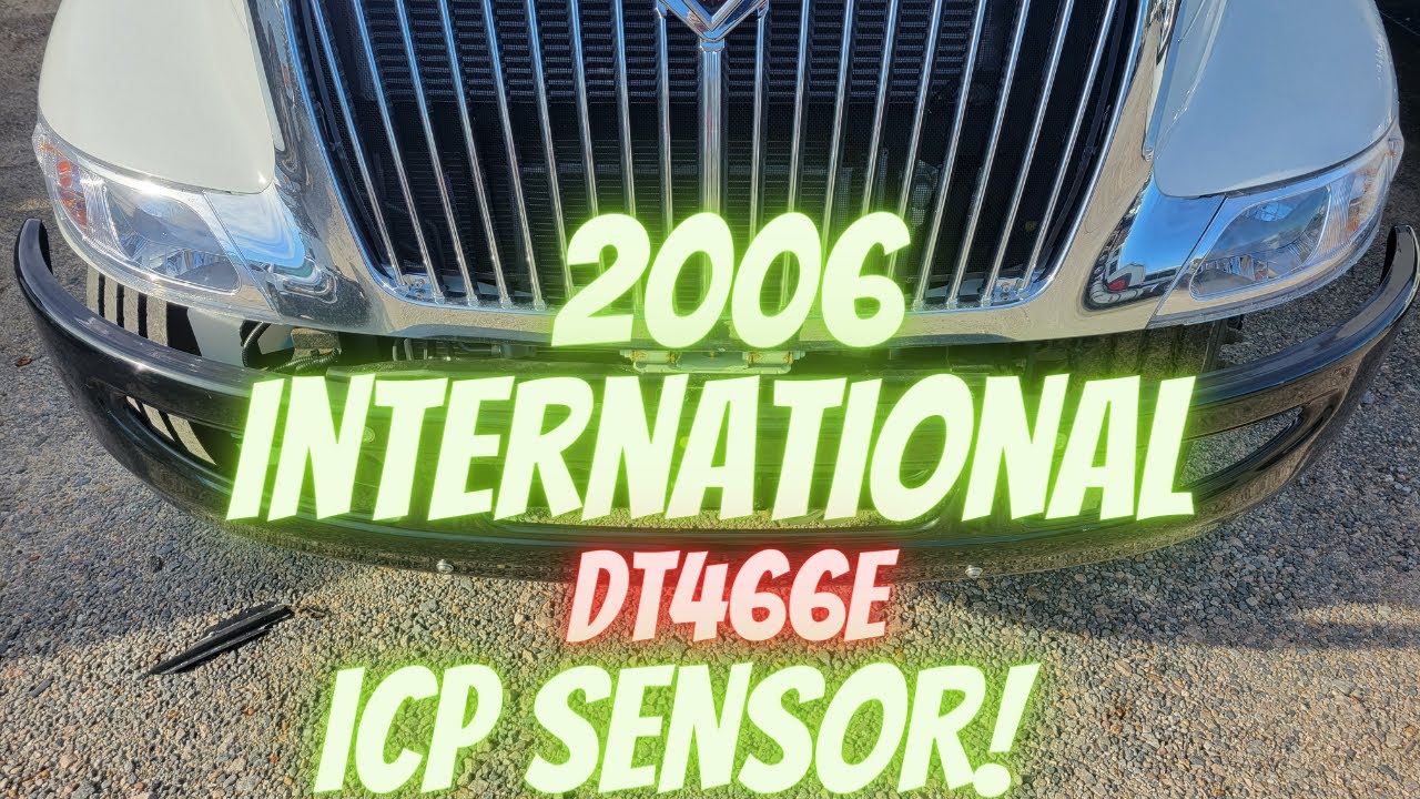 2006 Dt466 Icp Sensor Replacement Youtube