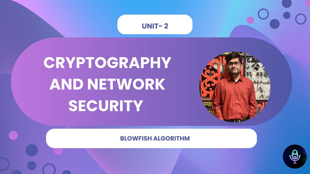 Blowfish Algorithm Unit 2 Cryptography Network Security Youtube