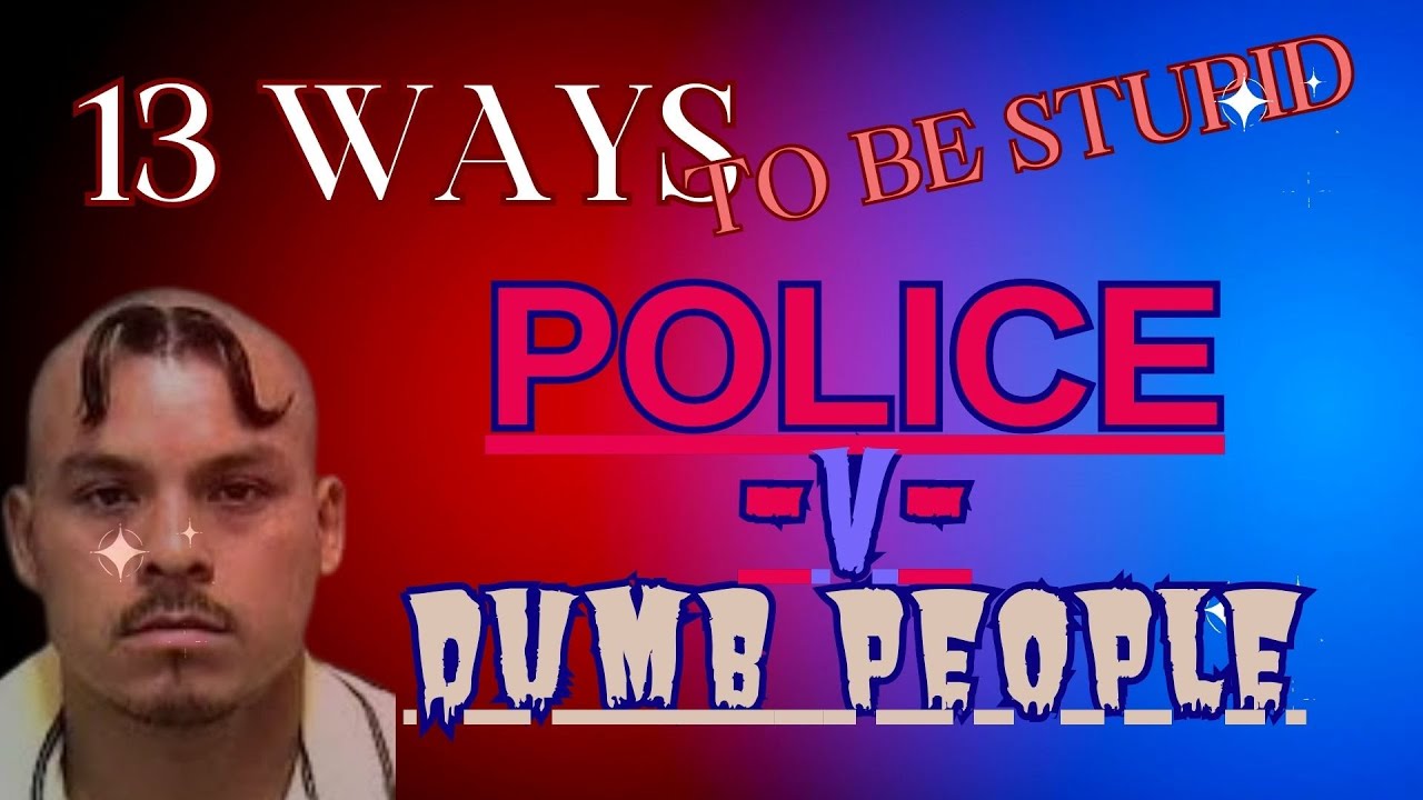 Police Versus Dumb People Why Do Dumb People Try To Own The Cops