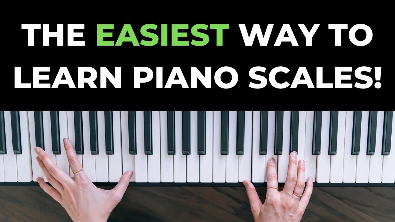 How To Play Piano Scales Easy Beginner Lesson Youtube