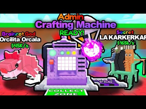 Steal A Brainrot Crafting Update Rebirth 15 Youtube