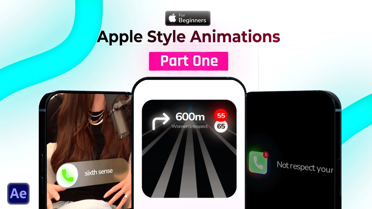 Apple Style Animations After Effects Tutorial Part 1 Youtube