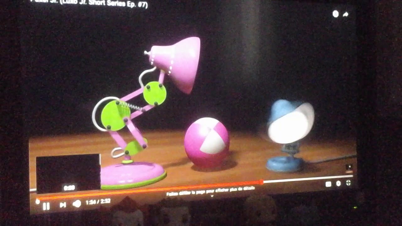 Luxo Jr 4 Et Paxel Jr Pixar Fan Youtube