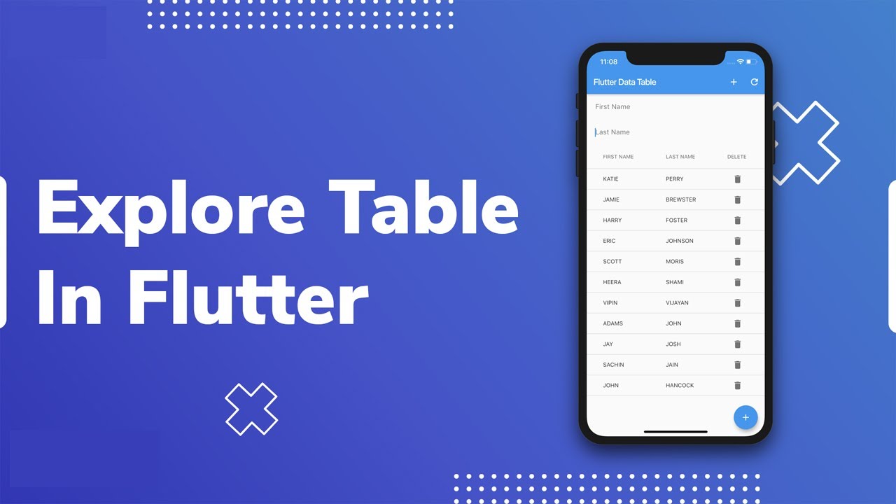 Flutter Tutorial Datatable Widget Youtube