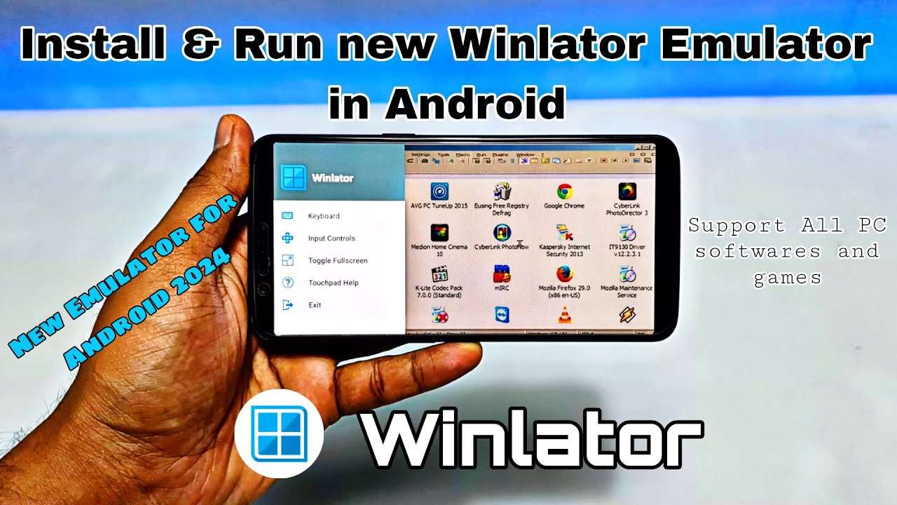 All New Latest Winlator Emulator Application In Android Review