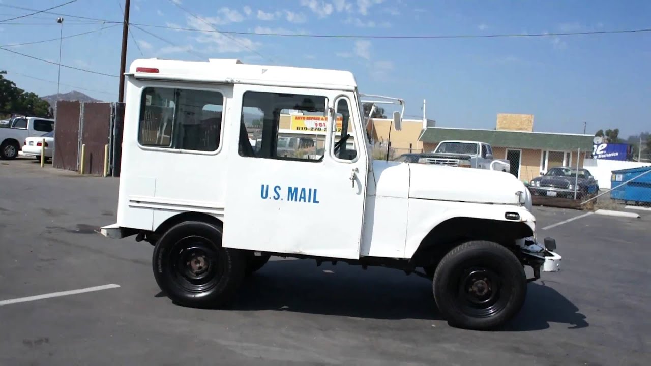 77 Us Mail Postal Jeep Amc Rhd Nice Rmd Truck For Sale Youtube