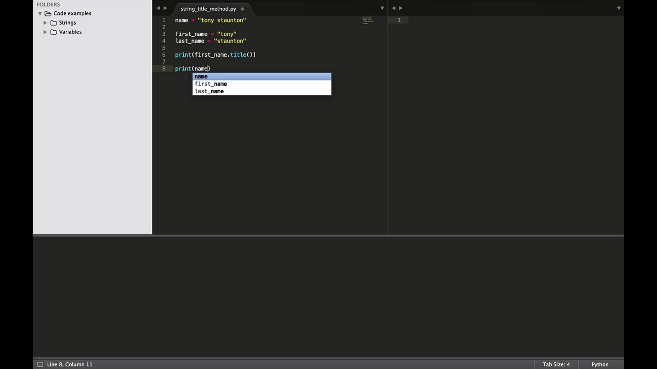 An Introduction To Python Title Method Youtube