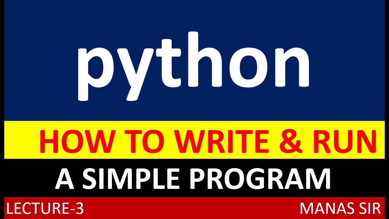 Python Program To Add Two Numbers How To Write A Python Program