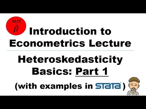 Heteroskedasticity Part 1 Introduction To Econometrics Lecture Youtube