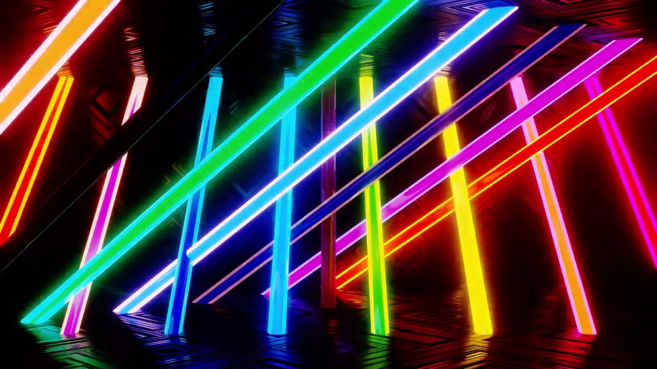Colorful Disco Lights Background Youtube