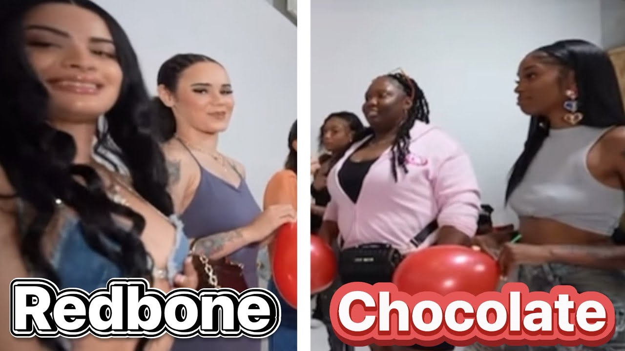 Pop The Ballon Or Find Love Redbone Vs Chocolate Baddies Youtube