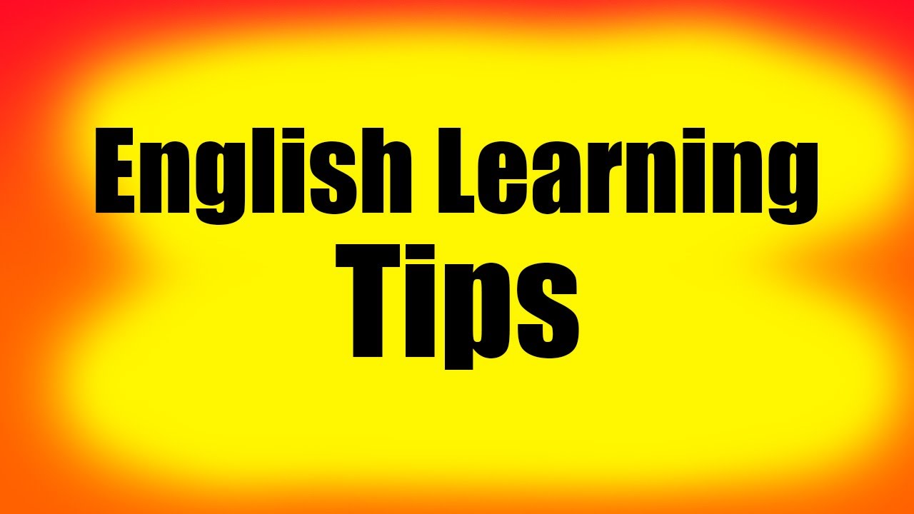 English Learning Tips Youtube