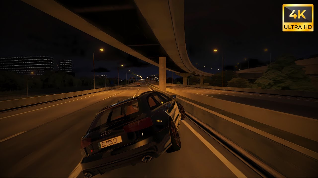 1200hp Audi Rs6 Autobahn Crash Assetto Corsa Kerosene Youtube Music