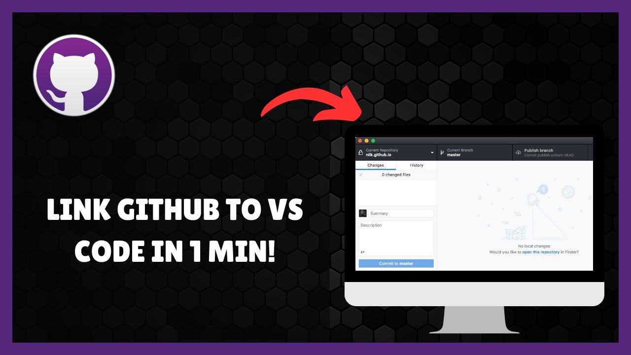 How To Connect Github To Visual Studio Code Youtube