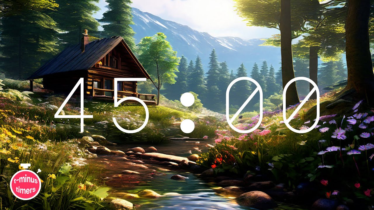 45 Minute Timer Folk Music Positive Vibes For Study Or Work